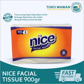 Jual Tissue NICE Facial 900 Gram / 1 DUS / KARTON isi 20 PACK / HARGA ...