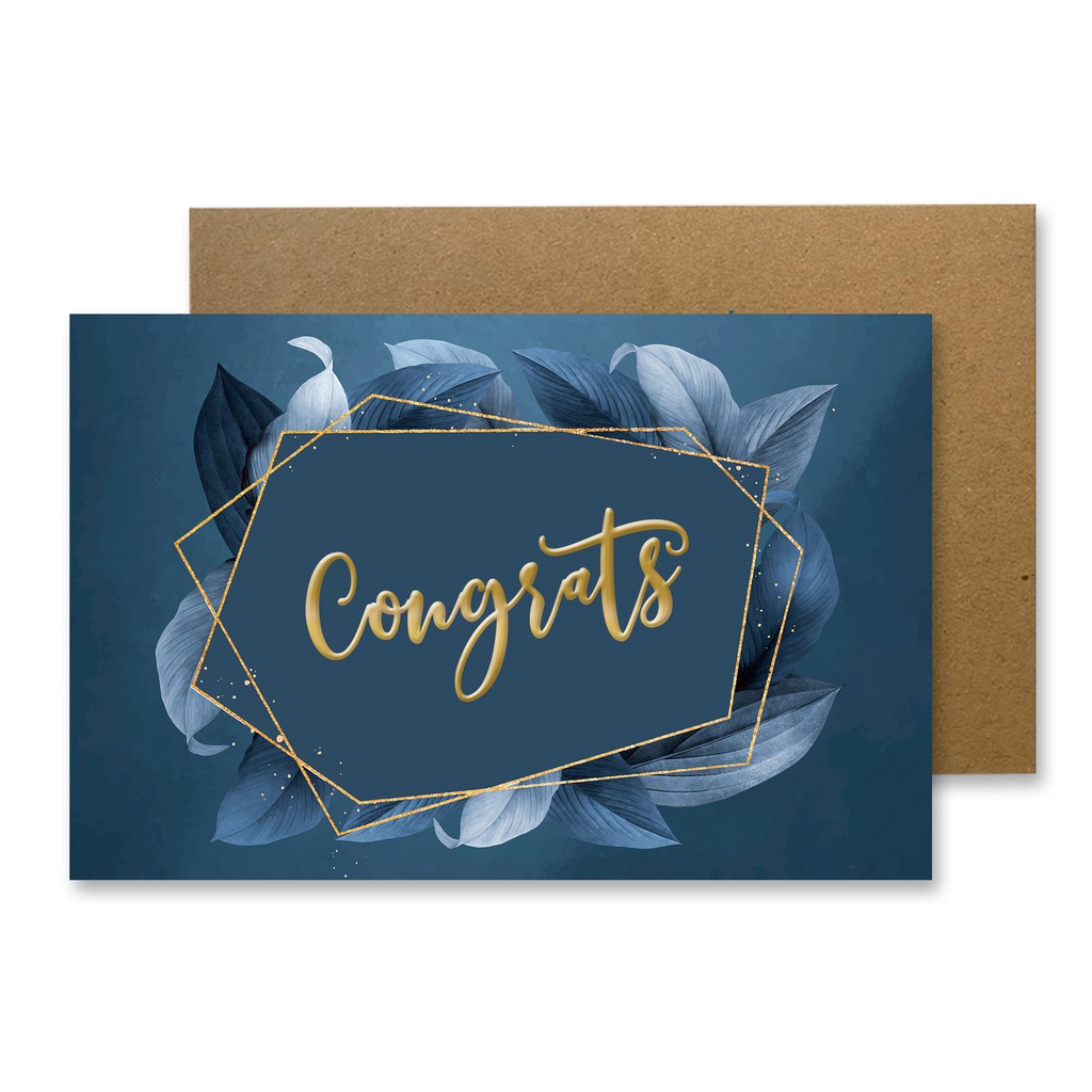 Jual Congratulations Congrats Greeting Card Kartu Ucapan Terharu Arts 010 | Shopee Indonesia