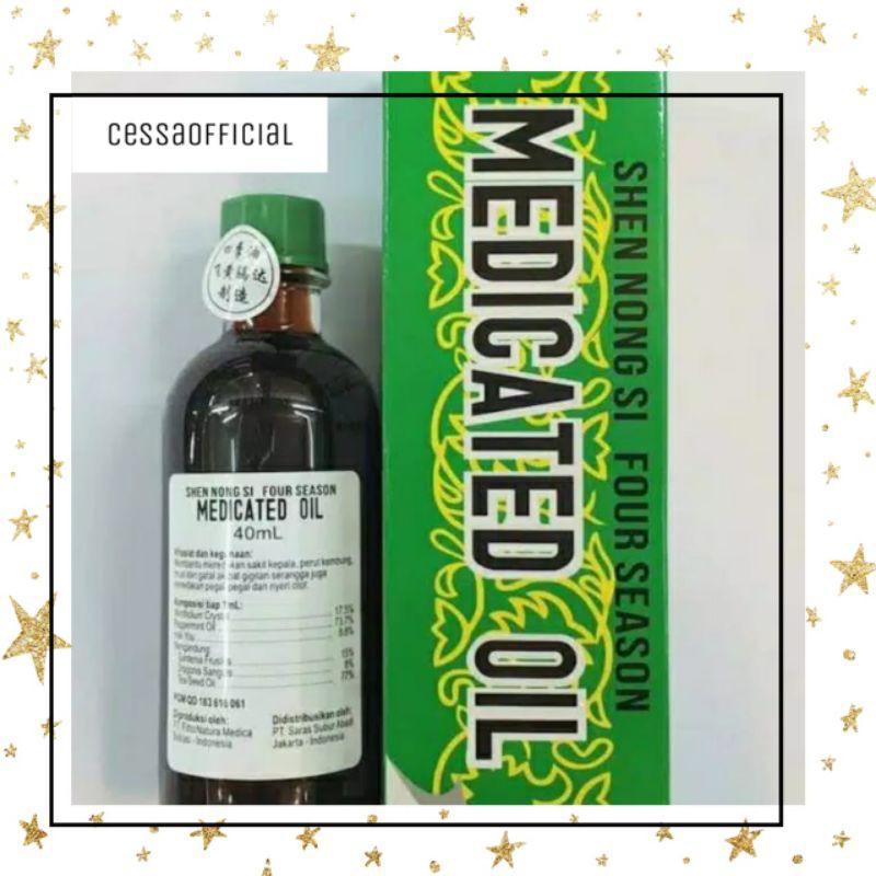 Jual Medicated Oil 40ml | Shopee Indonesia