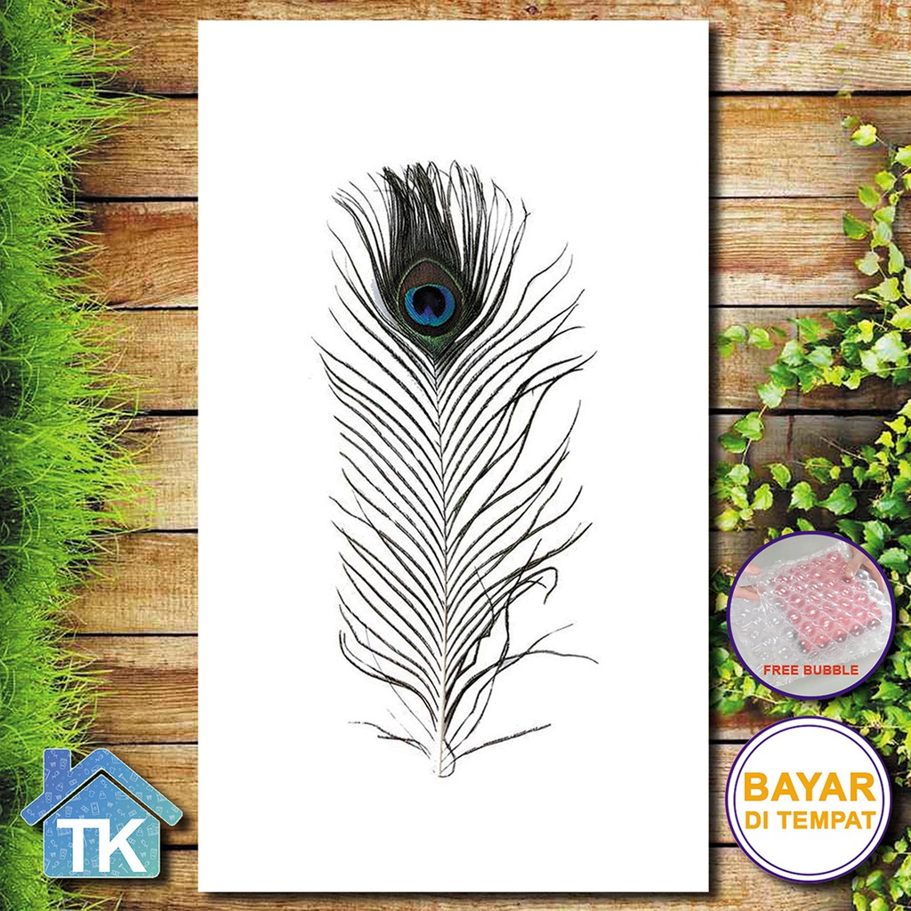 Jual Hiasan Dinding Bulu Merak / Dekorasi Rumah / Hiasan Kamar ...