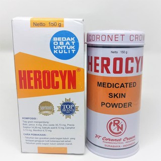 Jual Herocyn 150 gr - Bedak obat untuk kulit | Shopee Indonesia