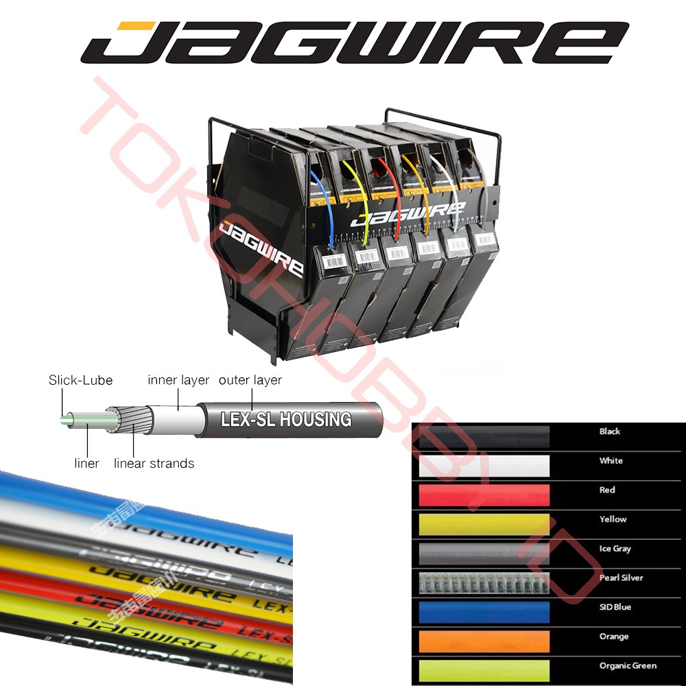 Jual JAGWIRE LEX SL Kabel Luar Shifter Gigi Outer Housing Sepeda Slick ...