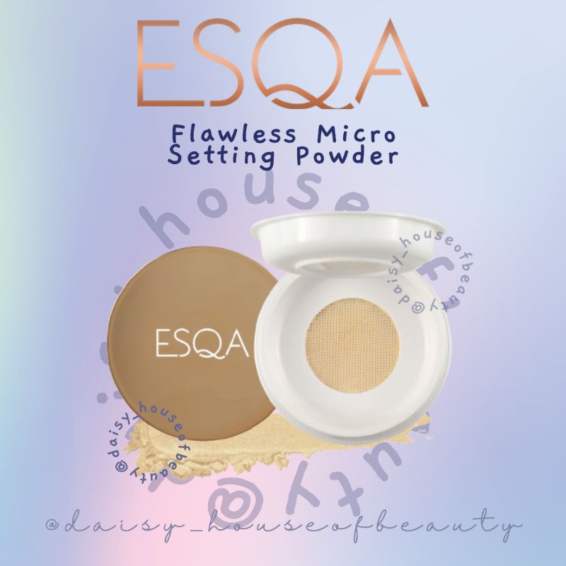 Jual Esqa Flawless Micro Setting Powder | Shopee Indonesia