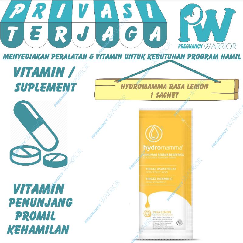 Jual Hydro mamma minuman promil rasa lemon 1 sachet | Shopee Indonesia
