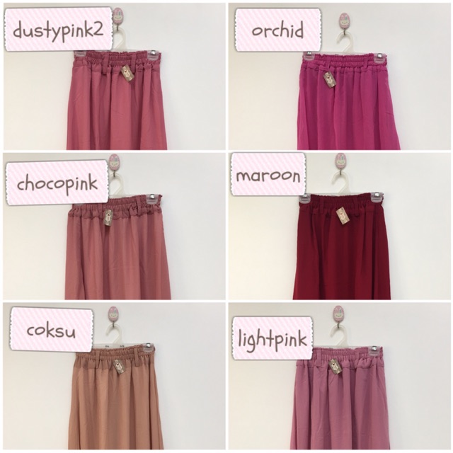 Jual rok chiffon chifon long skirt flare longskirt sifon | Shopee Indonesia