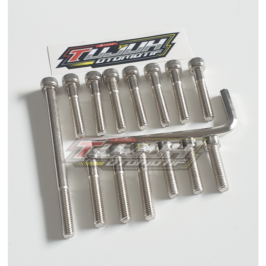 Jual Baut Blok Mesin CVT Crankcase Kanan Kiri Beat Scoopy Fi | Shopee Indonesia