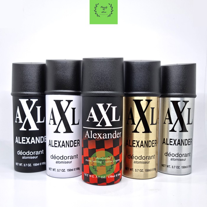 Jual Deodorant AXL ALEXANDER Body Spray 150ml | Shopee Indonesia