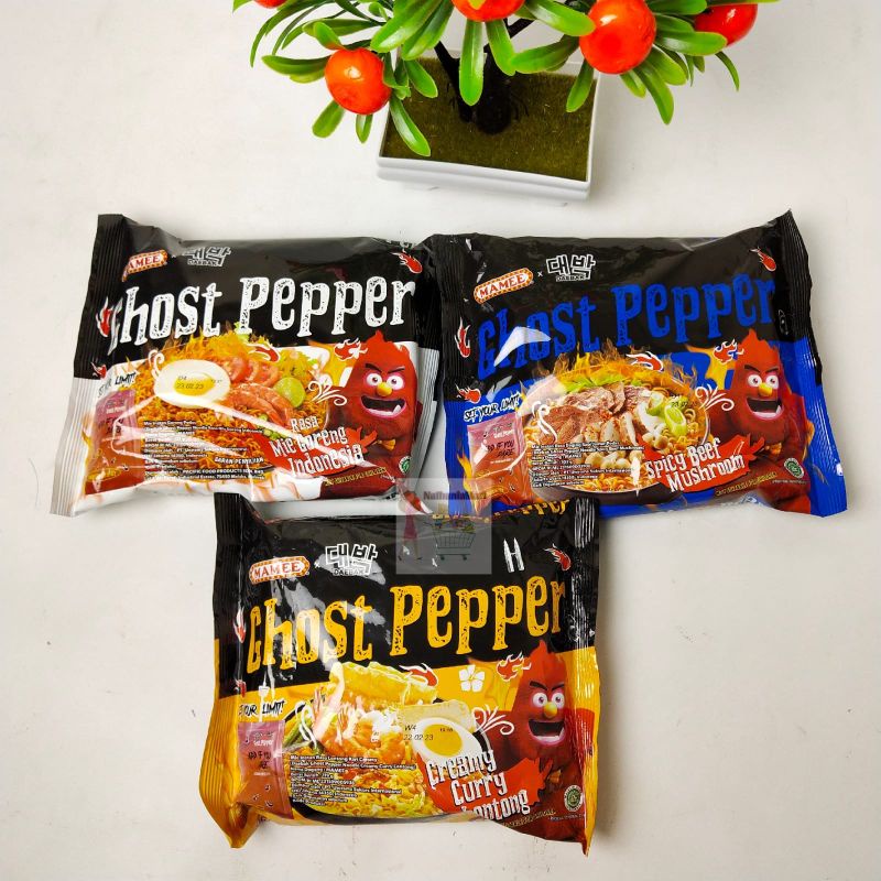 Jual Mamee Ghost Paper Noodle All Varian / Mie Ghost Paper Indonesia ...