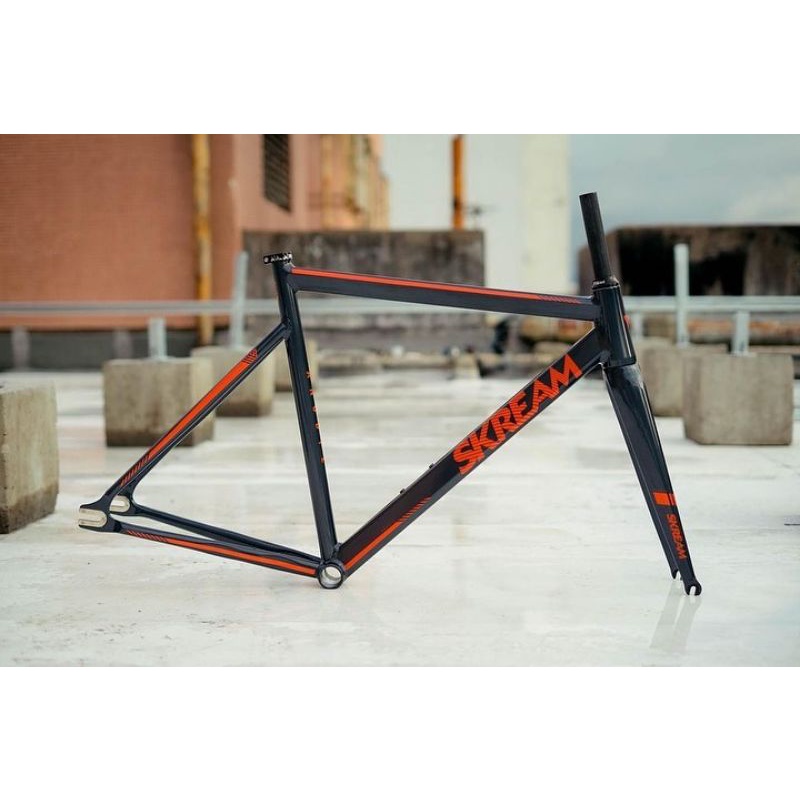 Jual Frameset Sepeda Fixie SKREAM Custom Geometry Headtube taperred ...