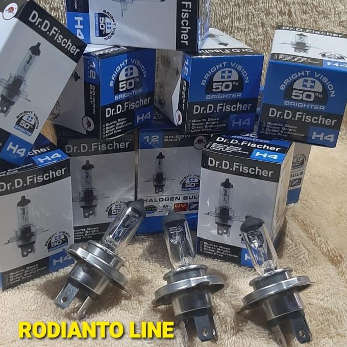 Jual LAMPU HALOGEN MOBIL H4 12V 60/55W DR.D.FISCHER GERMANY rod14 Buru Order | Shopee Indonesia