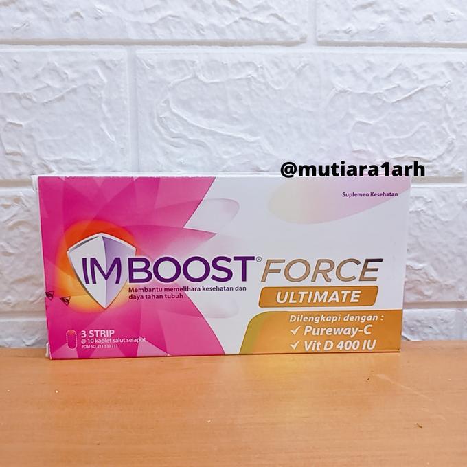 Jual IMBOOST FORCE ULTIMATE BOX ISI 30 KAPLET | Shopee Indonesia
