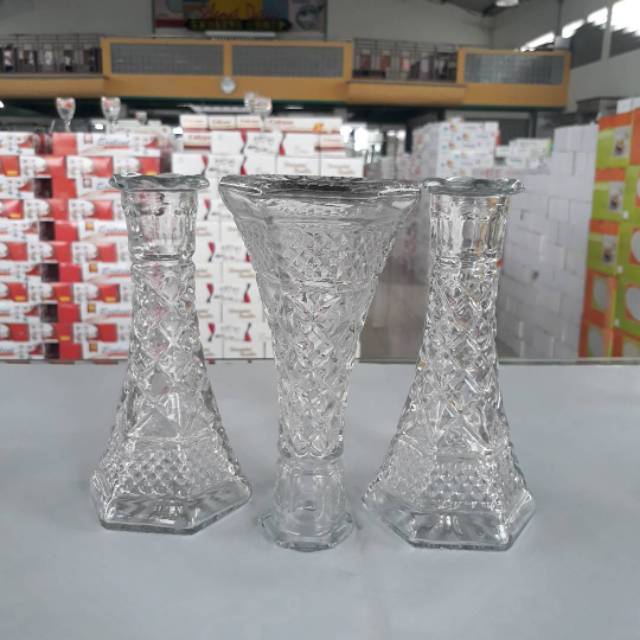 Jual vas kaca Pot Kaca Hias Dekorasi Unik Cantik Murah Vas Kaca ...