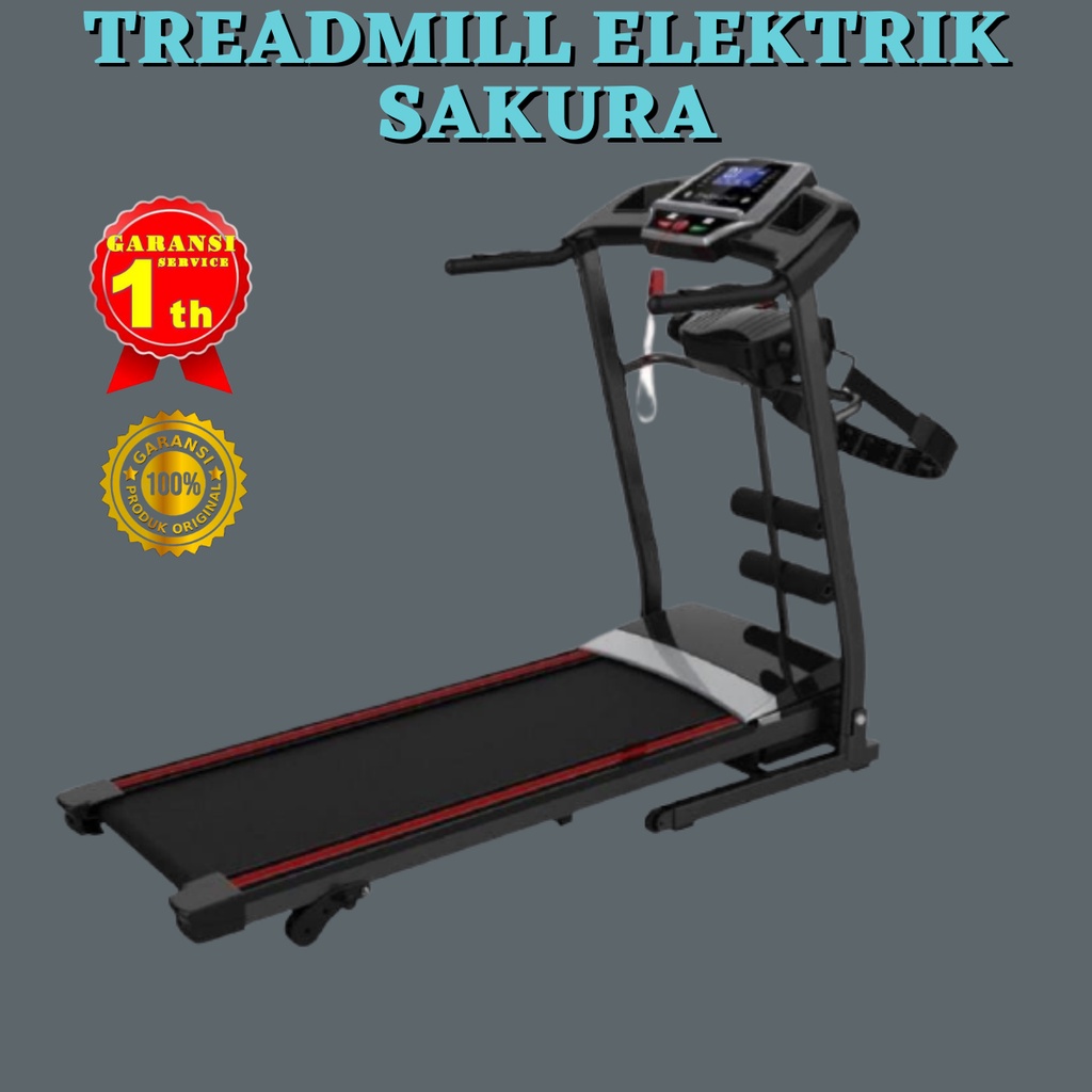 Jual TREADMILL ELEKTRIK SAKURA - TREADMILL RENDAH WATT | Shopee Indonesia