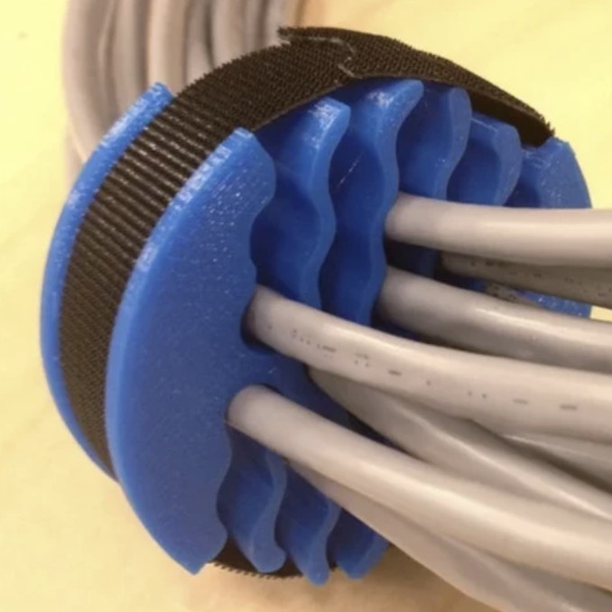 Jual Network Cable Organizer Cat5 Cat6 Comb 24 Port Ethernet Velcro Cat ...