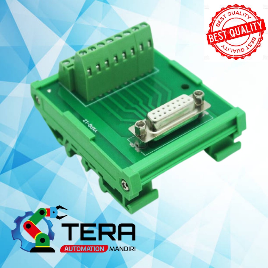 Jual DB15 female D Sub 15 Pin Connectors Terminal Blocks Breakout Board ...