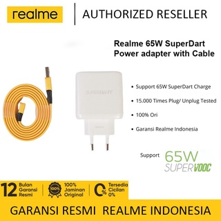 Jual Realme 65W SuperDart Charger dengan Kabel - GARANSI RESMI | Shopee ...