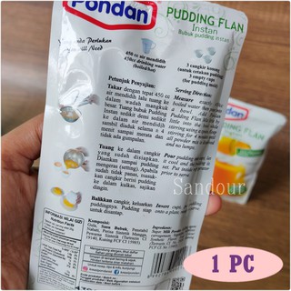 Jual Pondan Pudding Flan Mangga 100 Gr Bubuk Puding Instan Pouch ...