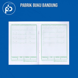 Latihan Menulis Huruf Elok/Halus | Buku Belajar Huruf Tegak Bersambung ...