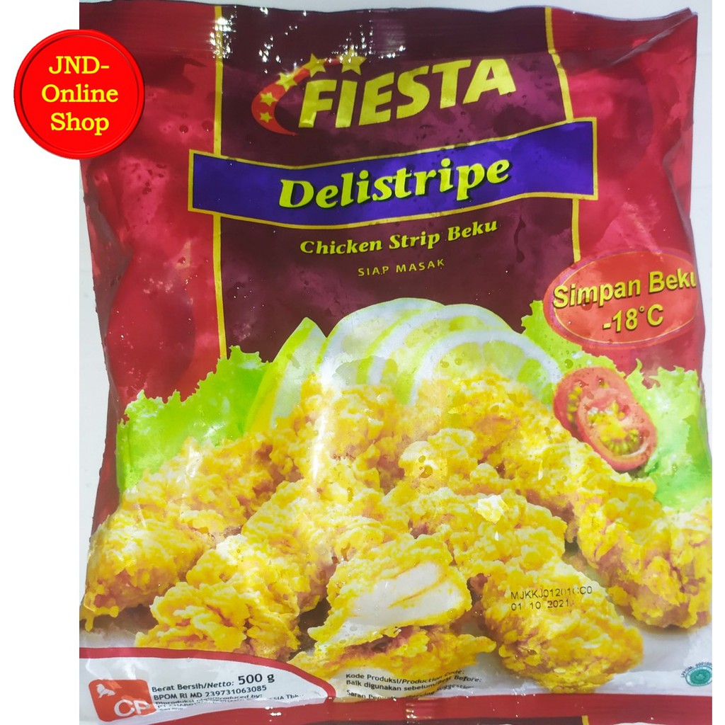 Jual Fiesta Delistripe - Frozen Chicken Strip, Merek Fiesta, uk 500 gr ...