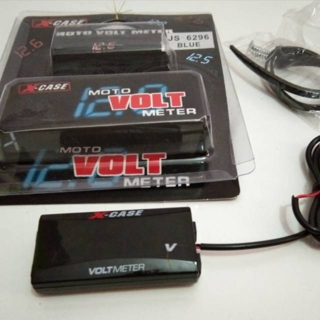 Jual Voltmeter x case universal voltmeter aki | Shopee Indonesia