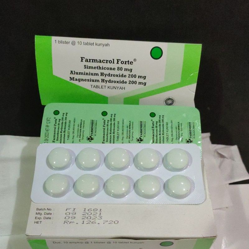 Jual Farmacrol forte tablet "Harga paket per (5 ) strip/lembar= 50 ...