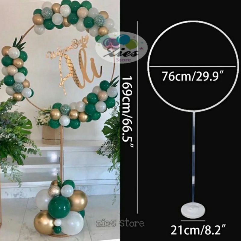 Jual standing balon holder / stand balon bentuk lingkar 163cm x 75cm ...