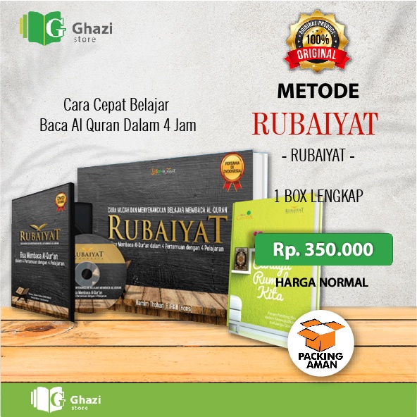 Jual Metode Rubaiyat Cara Cepat Belajar Baca Al Quran Dalam 4 Jam ... Jual Metode Rubaiyat Cara Cepat Belajar Baca Al Quran Dalam 4 Jam ...