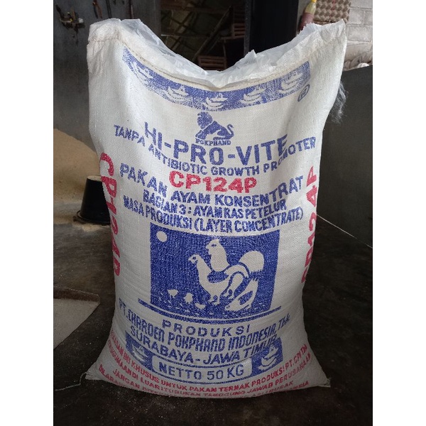 Jual Konsentrat Layer | Pakan Ayam Petelur Produksi | 124p Kemasan 1kg ...