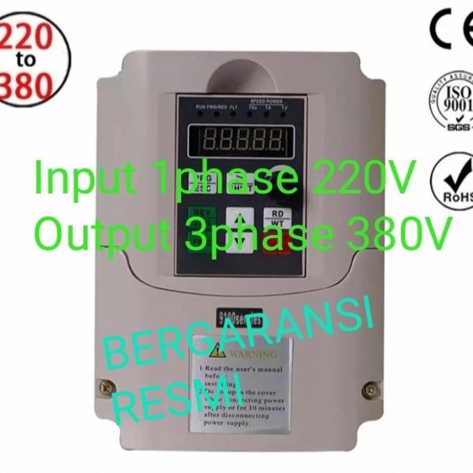 Jual VFD Inverter 4KW 5,5Hp, input 220V 1 Phase dan Output 380V 3 phase | Shopee Indonesia