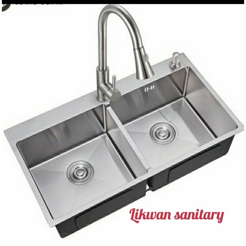Jual Paket komplit kitchen sink ONAN 8245 stainless sus 304 / paket ...