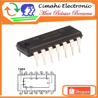 Jual IC 7483 74LS83 74HC83 high-speed 4-Bit binary Full Adder with internal cary Indonesia ...
