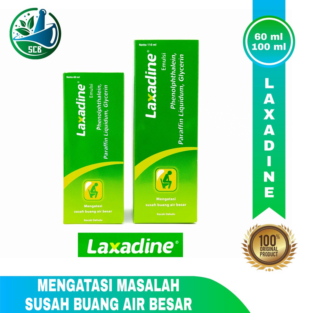 Laxadine Emulsi varian 60ml dan 110ml - Mengatasi Susah Buang Air Besar ...