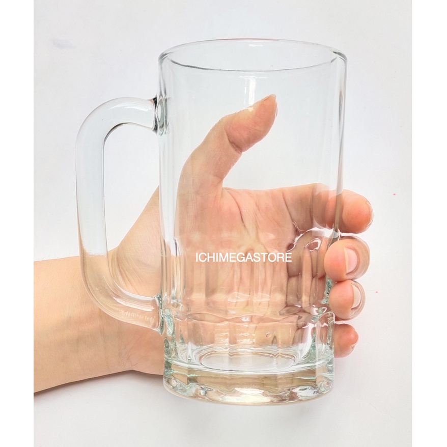 Jual Gelas Bir / Gelas Teh / Gelas Gagang / Gelas Restoran / Gelas 350 ml ICHIMEGASTORE Size no ...