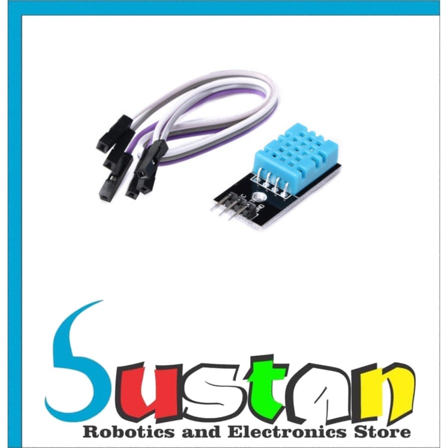 Jual Modul Sensor Kelembaban Suhu Humidity DHT11 Temperature Arduino ...