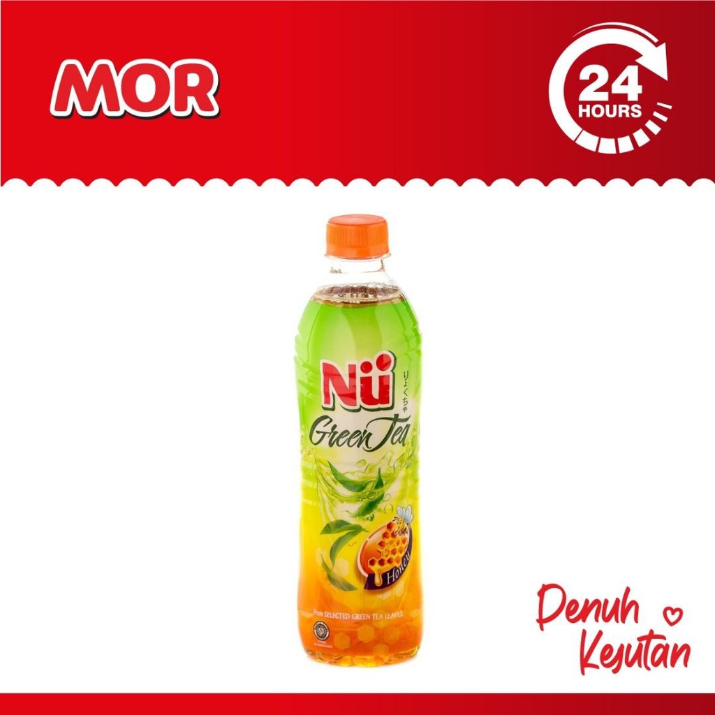 Jual NU GREEN TEA Honey Teh Manis Madu Btl 450 ml | Shopee Indonesia
