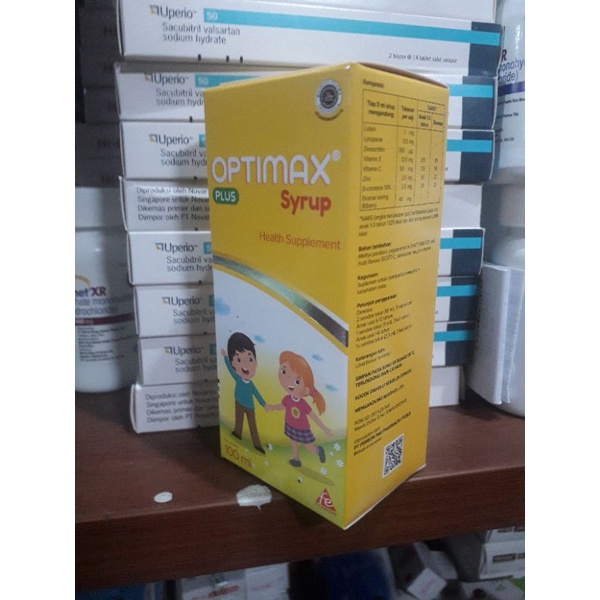 Jual OPTIMAX PLUS SYRUP 100 ML MULTIVITAMIN KESEHATAN MATA | Shopee Indonesia