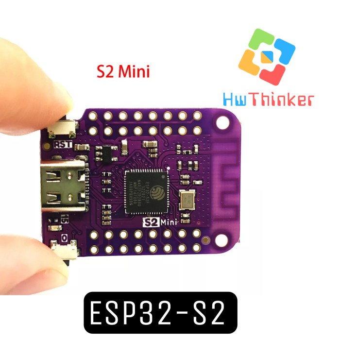 Jual LOLIN Wemos S2 Mini WIFI Board USB Type-C S2FN4R2 ESP32-S2 ...