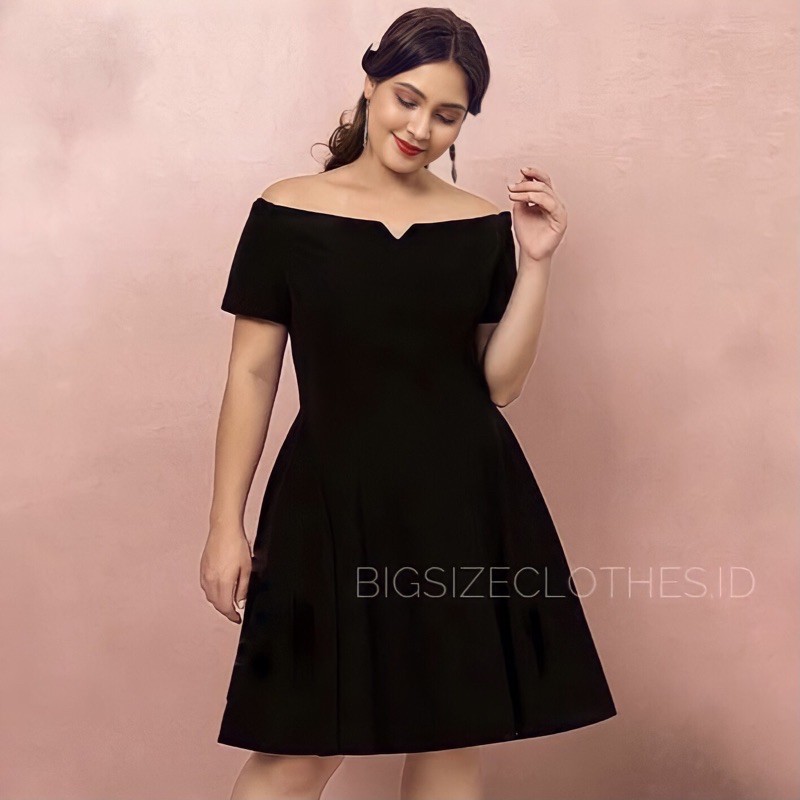 Jual JOLIE DRESS - Sabrina dress pesta sabrina dress big size jumbo plus size dress besar ...