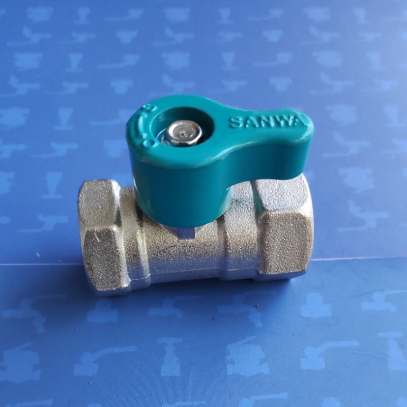 Jual Stop Kran Valve SANWA Mini Ball Valve 1/2" (FF) | Shopee Indonesia