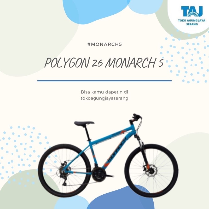 Jual SEPEDA BICYCLE POLYGON Monarch 5 MTB 26 inch | Shopee Indonesia