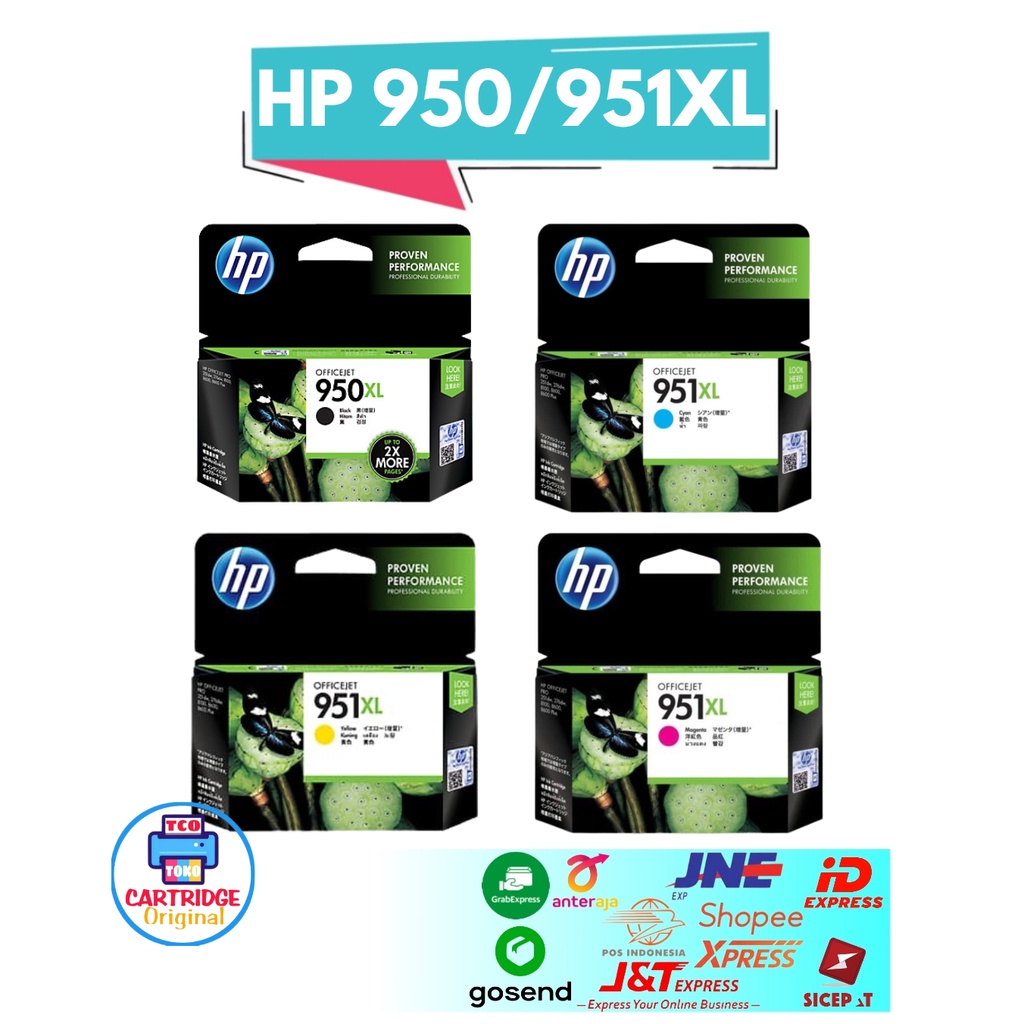 Jual SET TINTA HP 950/951XL ORIGINAL | Shopee Indonesia