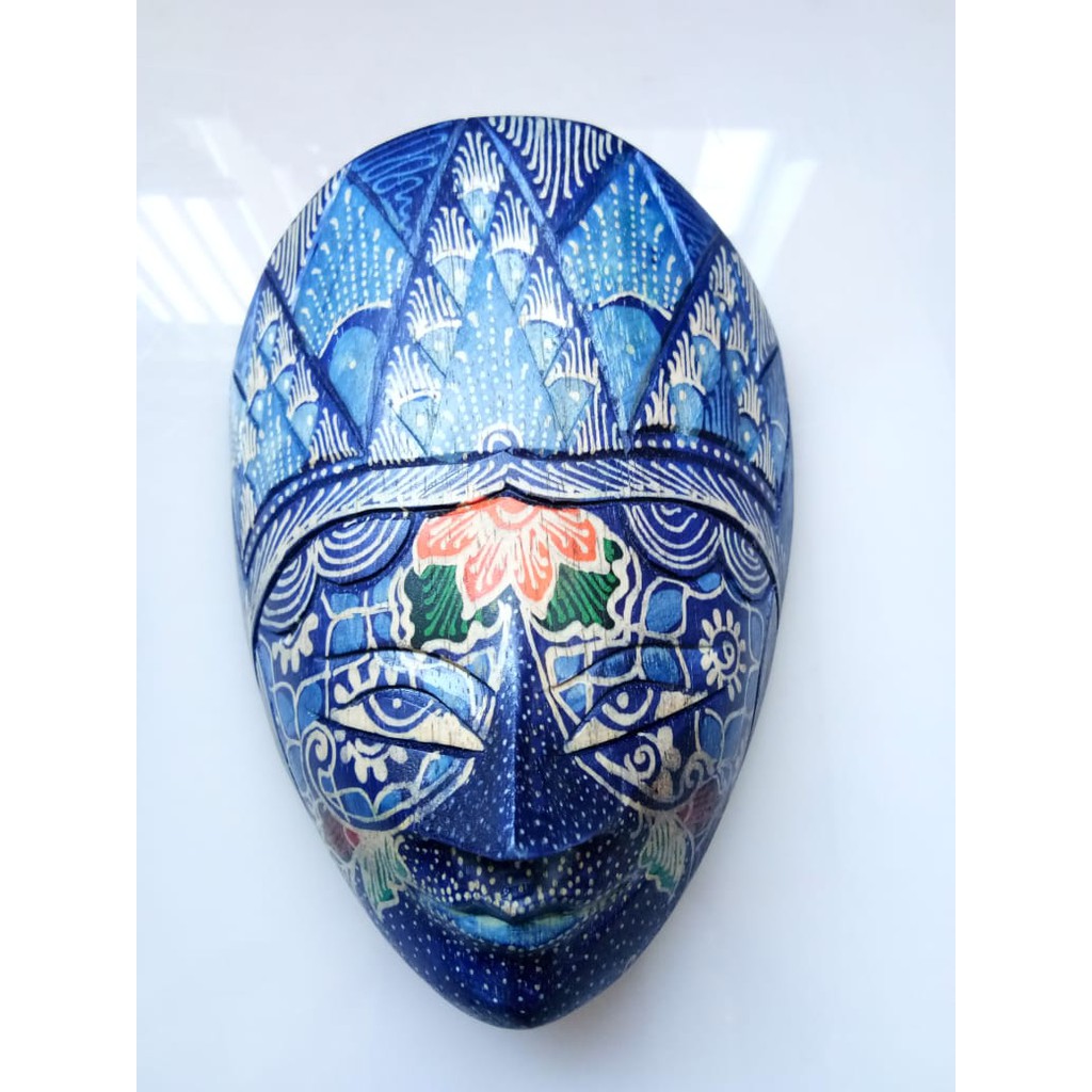 Jual TOPENG BATIK KAYU - TOPENG MERAK PANJI - HOME DECOR - HIASAN ...