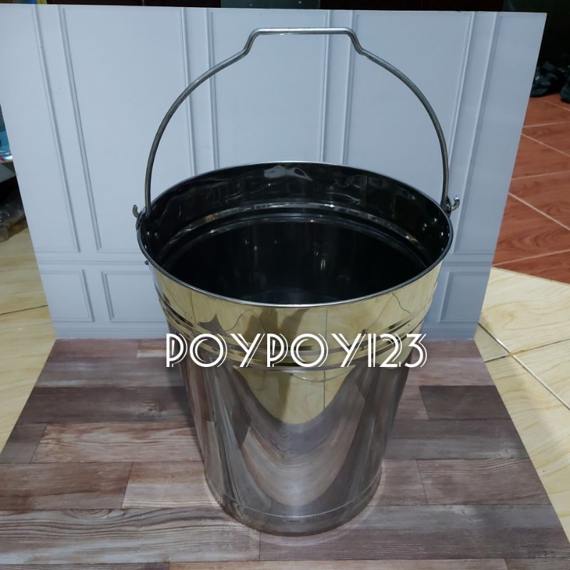 Jual Ember Stainless Steel Tebal Kapasitas 5 Liter | Shopee Indonesia