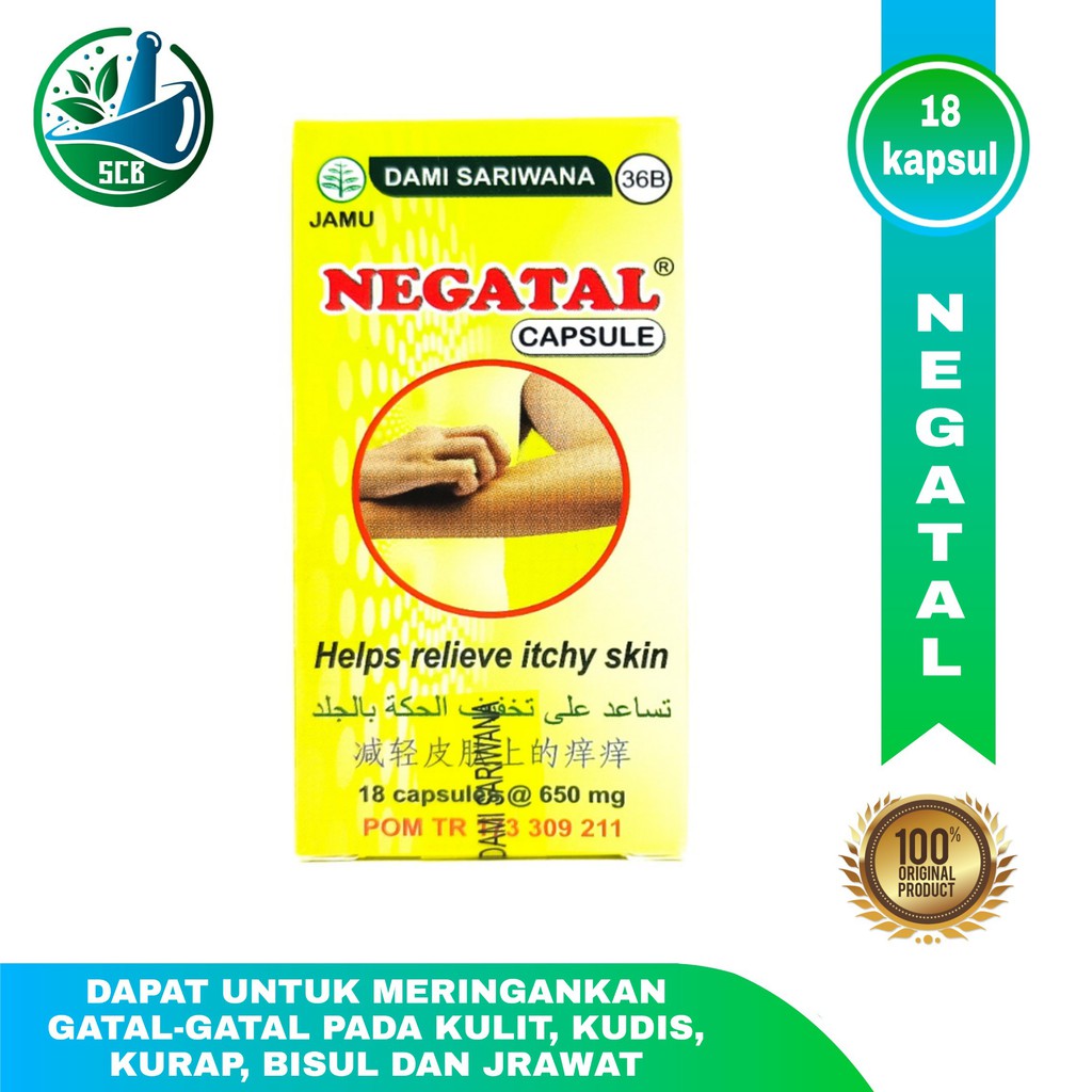 Jual Negatal Kapsul - Obat Gatal Gatal | Shopee Indonesia