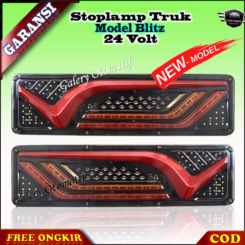 Jual Lampu Stop Lamp Stoplamp Rem Led Belakang Sein Running Model Blitz ...