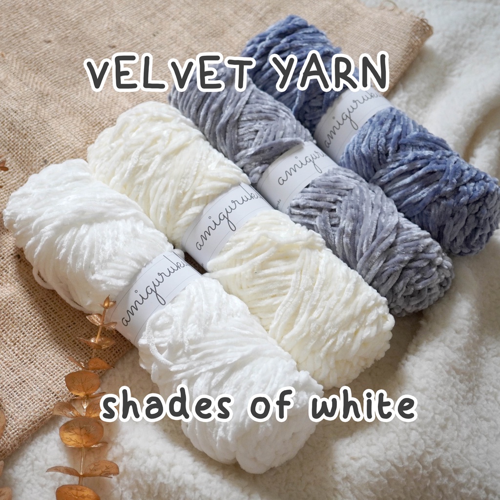 Jual Benang Rajut Beludru Import Halus/ Velvet Yarn Single Ply - SHADES ...