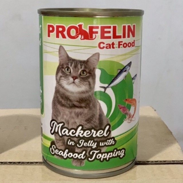 Jual Profelin mackerel kaleng basah/wet food kucing 400 gr | Shopee ...