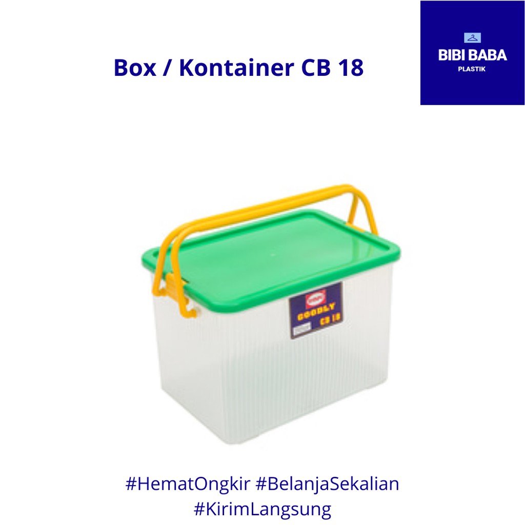 Jual Box container 18 Liter - Shinpo - Untuk Jualan kue/makanan ...