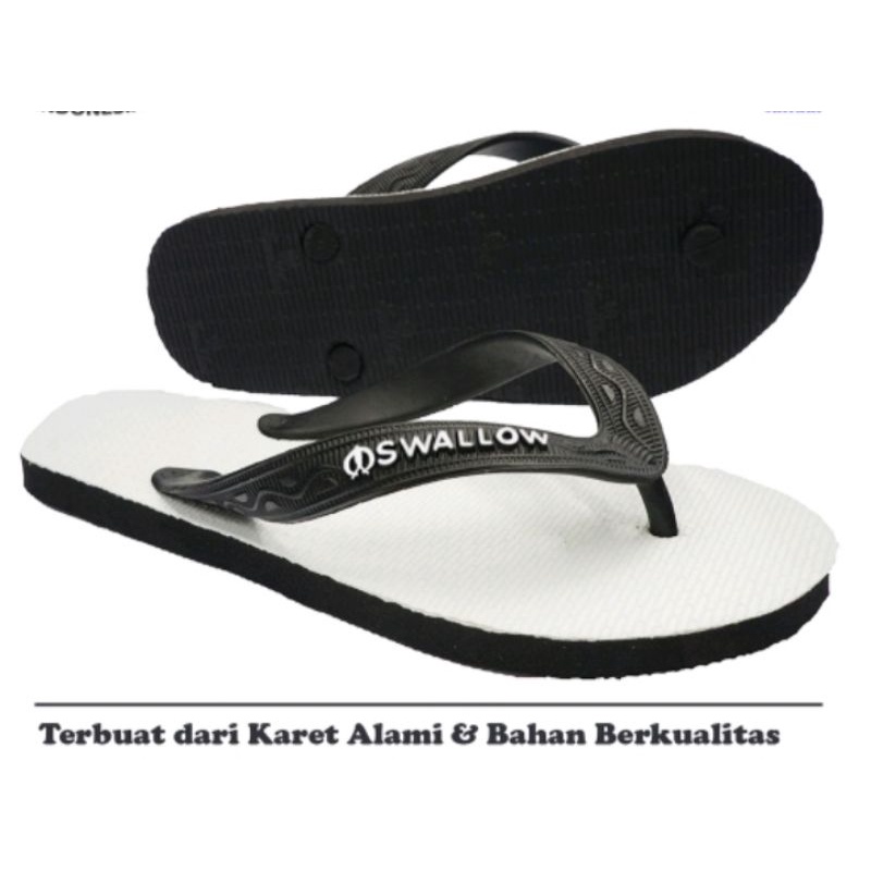 Jual SANDAL SWALLOW HITAM PUTIH, SAVILO BLACK GOLD, DURI Indonesia ...