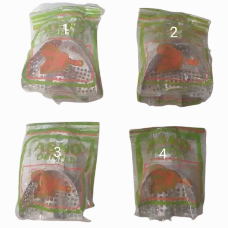 Jual Sendok Cetak Gigi Palsu Aluminium - Impression Dental Tray Cetakan ...